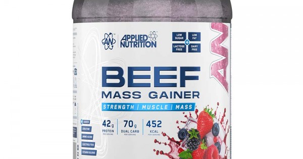 Applied Nutrition Beef Mass Gainer - 3.13kg | Dairy-Free Muscle Growth ...