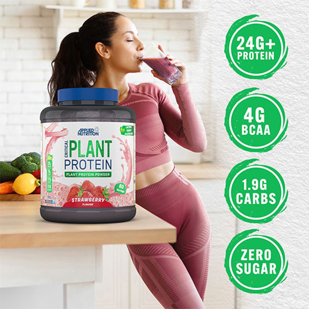 Applied Nutrition Critical Plant Protein 1.8kg: Vegan-Friendly Protein ...