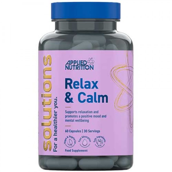 Solutions Relax & Calm - 60 Capsules | Stress & Anxiety Relief ...