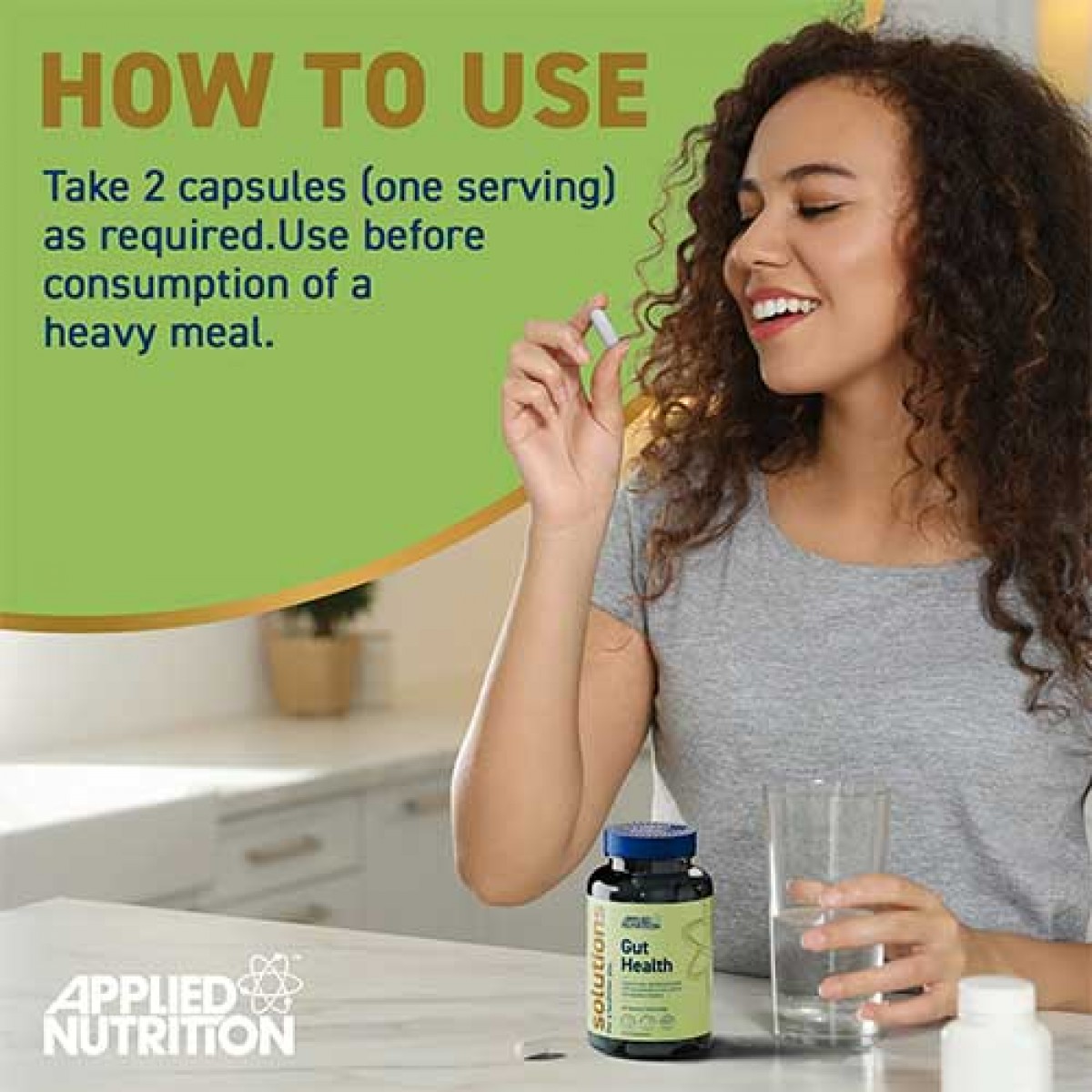 Solutions Gut Health - 60 Capsules | Probiotic & Digestive Support ...