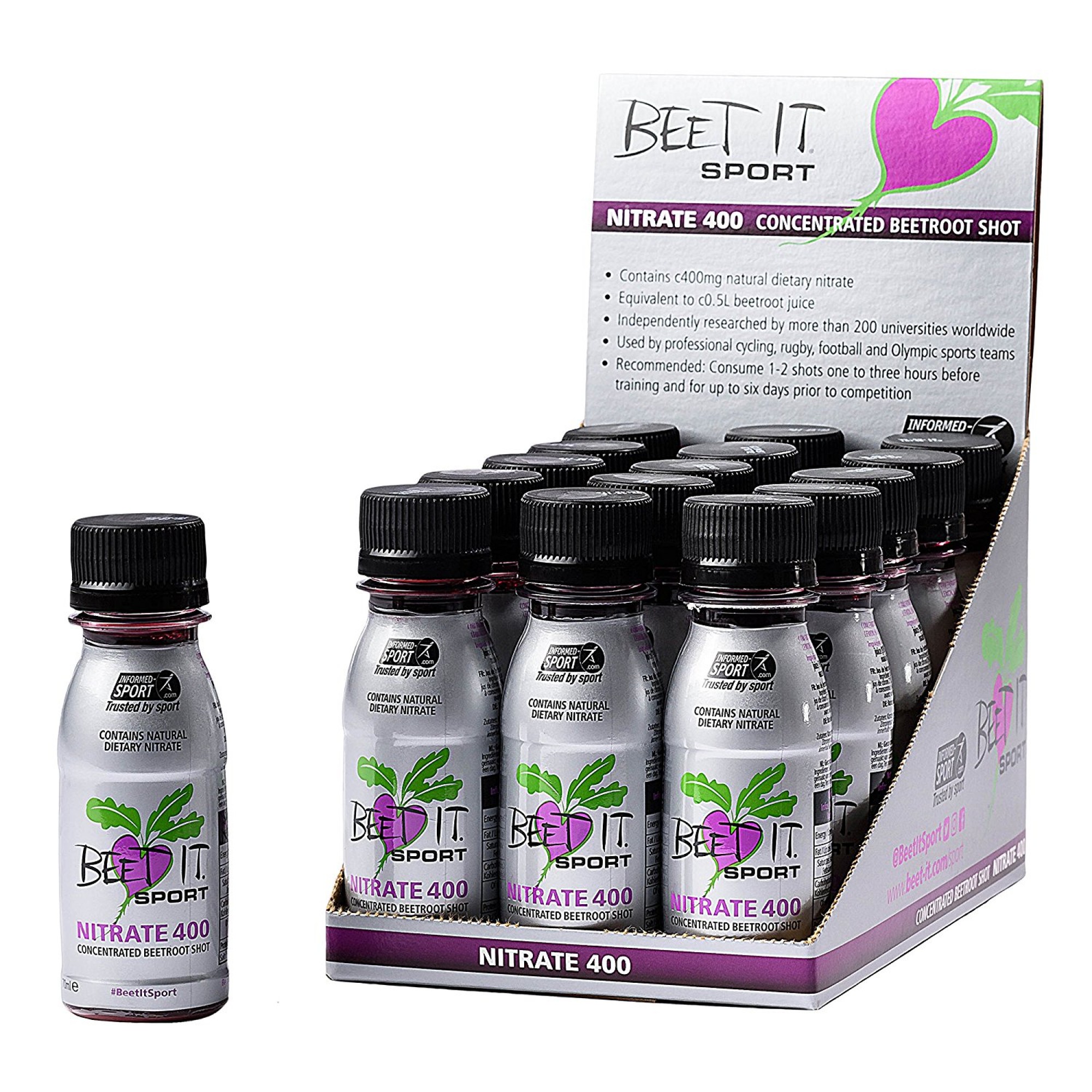 Buy Beet It Sport Nitrate 400 70ml Shots | LOWEST PRICE | HPnutrition.ie