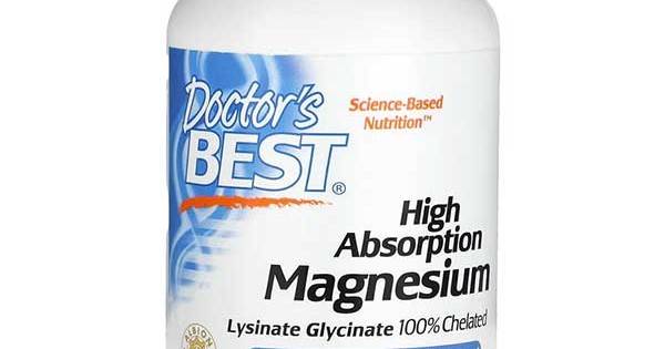 Doctor's Best High Absorption Magnesium 100 mg - 240 Tablets