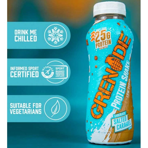 Grenade Protein Shake (8x330ml) | RTD Muscle & Recovery Fuel ...