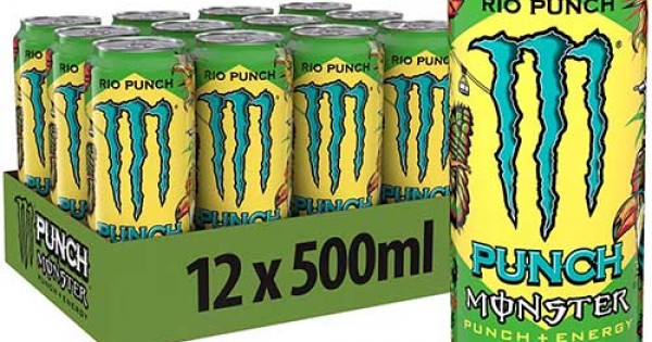 Monster Energy Rio Punch 500ml (12 Pack) | Lowest Price | HPnutrition.ie