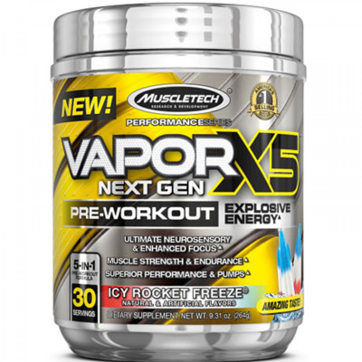 MuscleTech VAPOR X5 Pre Workout - 228g