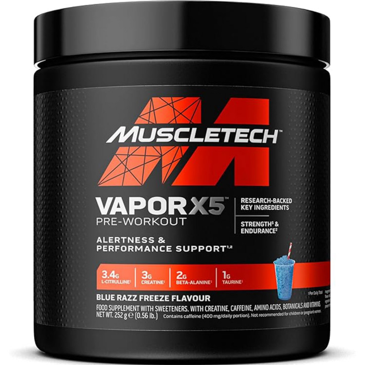 MuscleTech Vapor X5 Next Gen 228g | Explosive Pre-Workout | HPNutrition.ie