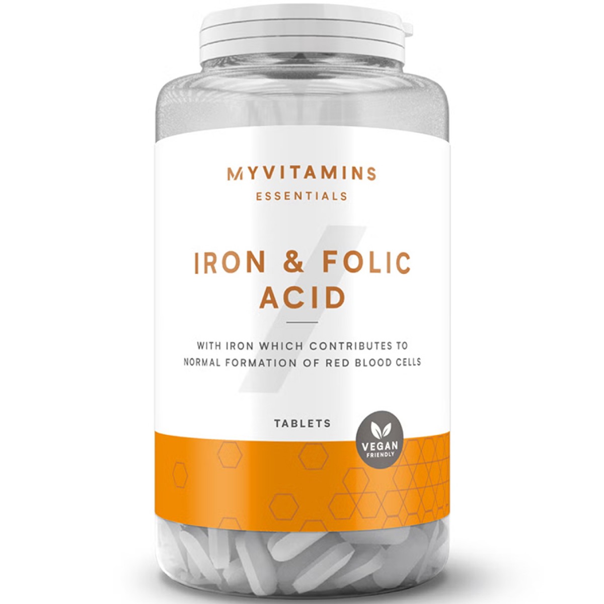 MyVitamins Iron & Folic Acid - 90 Tabs | Energy, Vitality & Blood ...