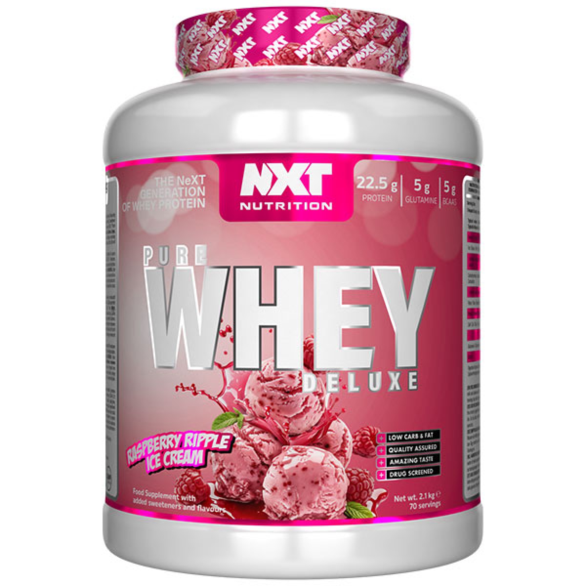 NXT Pure Whey Deluxe Protein - 2.1kg | Premium Whey for Muscle Growth ...
