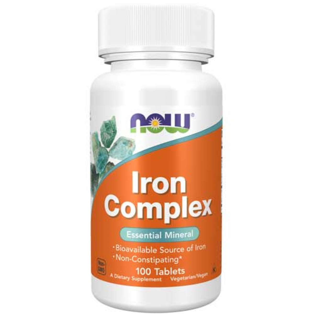 NOW Foods Iron Complex Vegetarian - 100 Tablets