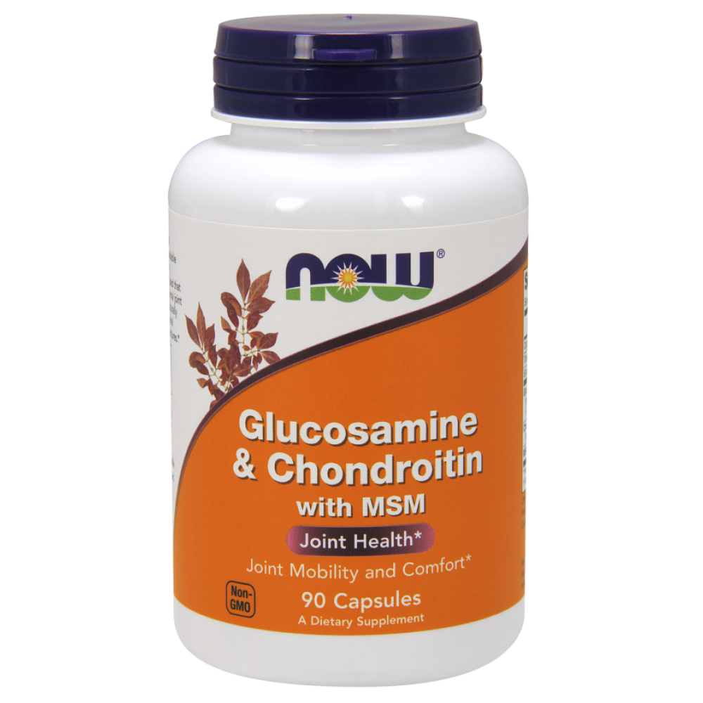 NOW Foods Glucosamine & Chondroitin with MSM Capsules - 90Capsule