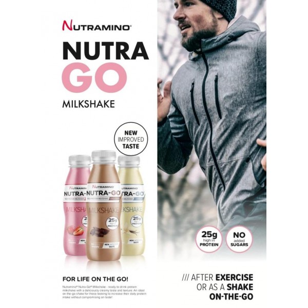 Nutramino Protein Milk Shake 330ml x 12 | High Protein | No Added Sugar