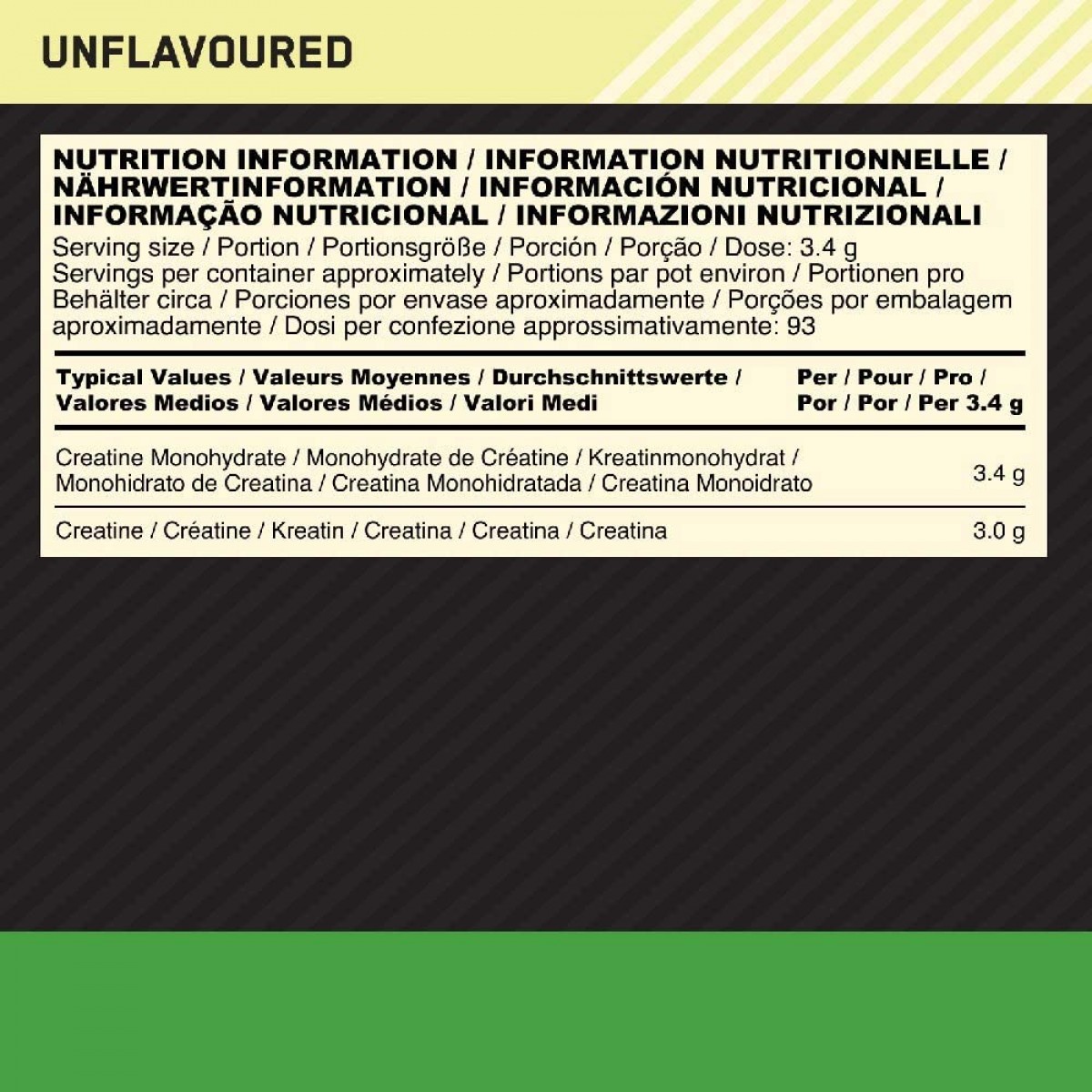 Optimum Nutrition Creatine Powder 317g | HPnutrition.ie