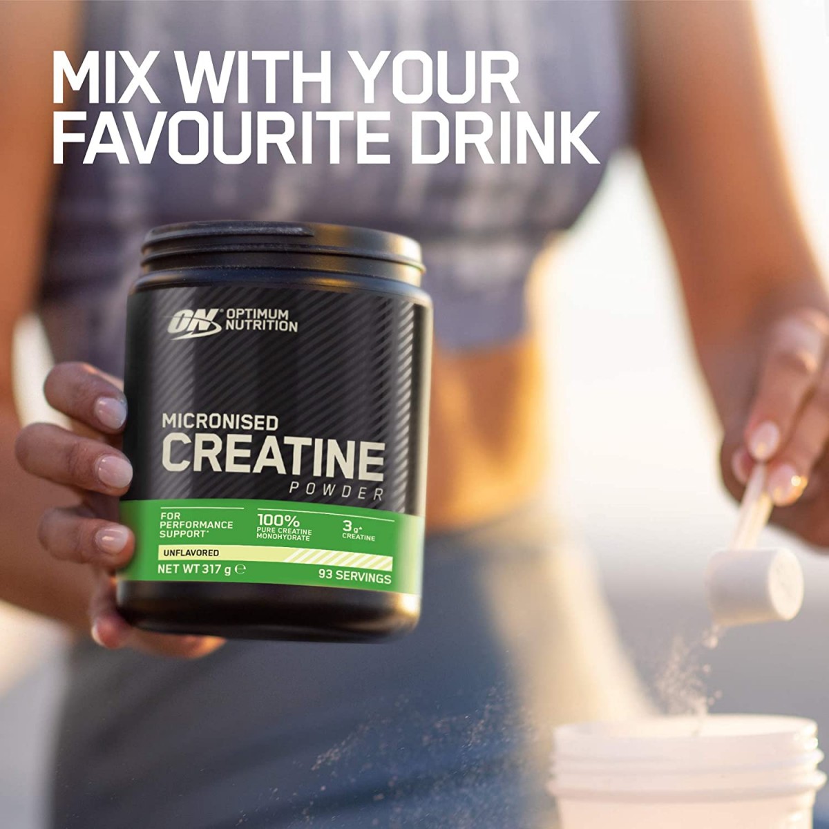 Optimum Nutrition Creatine Powder 317g | HPnutrition.ie