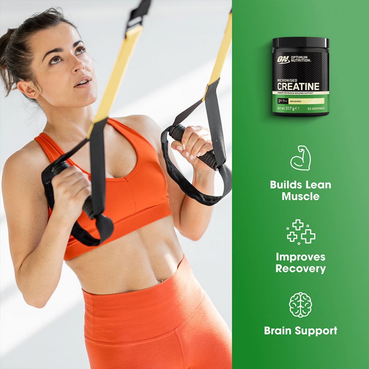 Optimum Nutrition Creatine Powder 317g | HPnutrition.ie