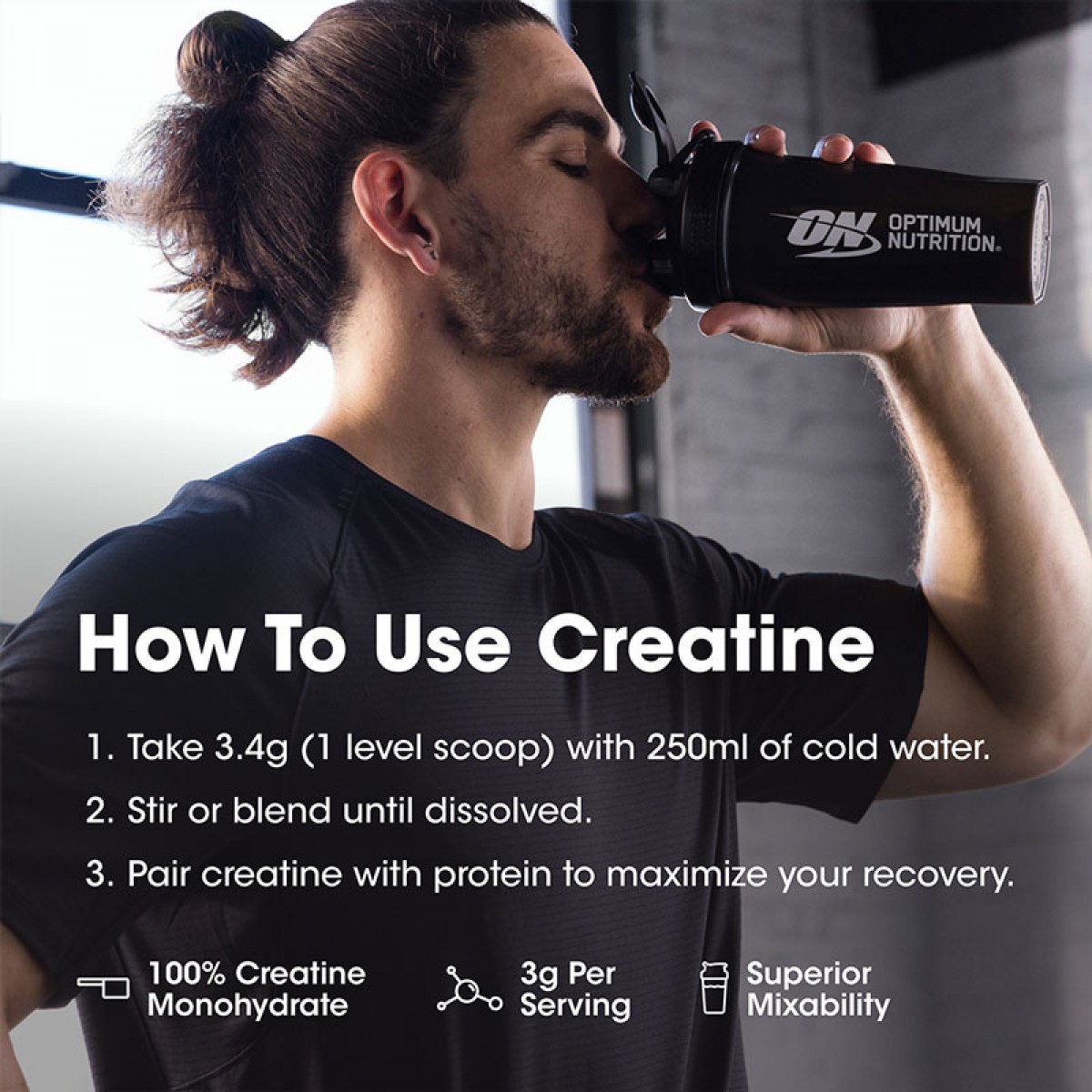 Optimum Nutrition Creatine Powder 317g | HPnutrition.ie