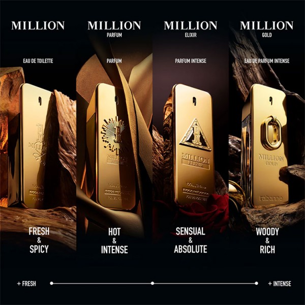 Paco Rabanne 1 Million Elixir Parfum - 50ml | Intense Vanilla & Sweet ...