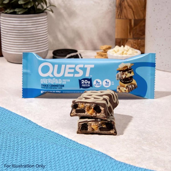 Quest Overload Protein Bars (12 Pack) | Low Carb & High Protein Snack ...