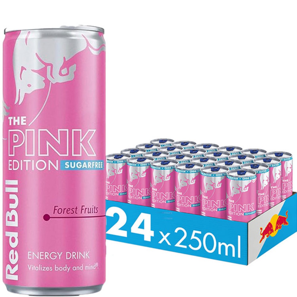 Red Bull Energy Pink Edition ZERO SUGAR 250ml | Refreshing Energy Boost