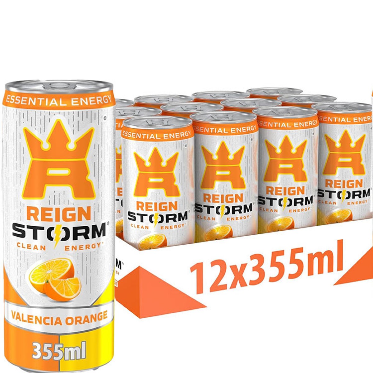 REIGN Valencia Orange Storm 12x355ml | Sugar-Free Performance Energy ...