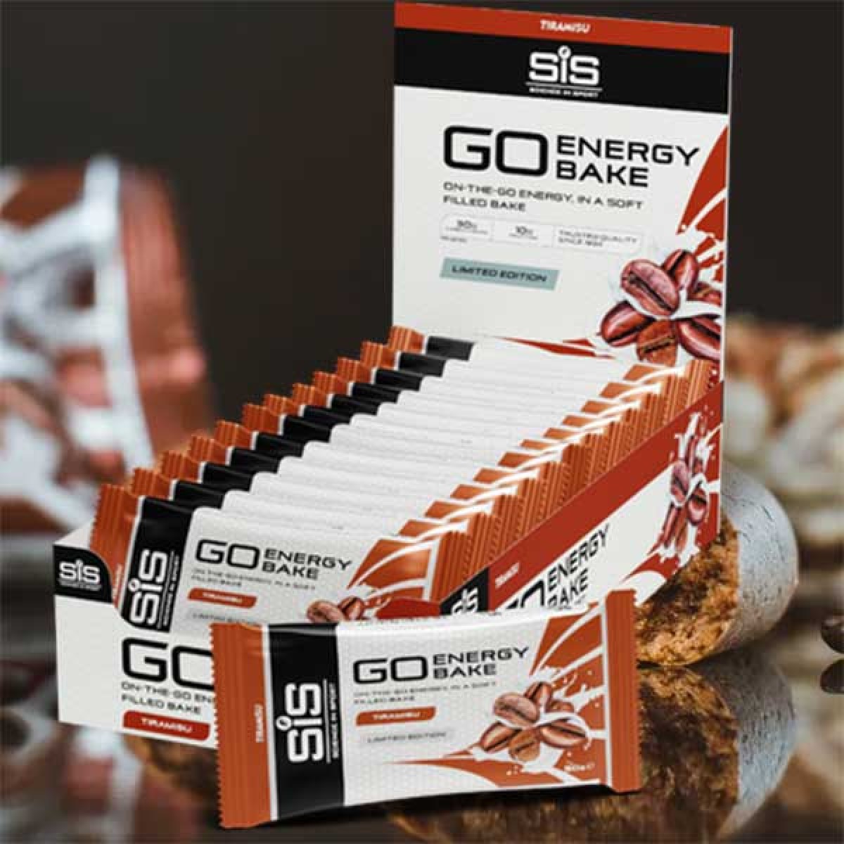 SiS GO Energy Bake - 50g x 12 | Convenient Energy Boost for Athletes