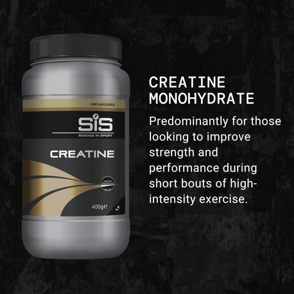 SiS Science In Sport Creatine Monohydrate Powder - 400g Unflavoured ...