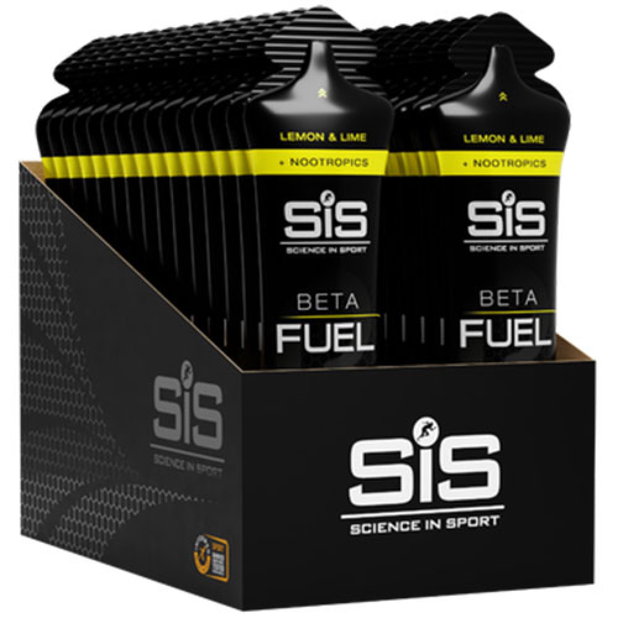 SiS Beta Fuel + Nootropics Energy Gels 60ml x 30 Pack - Boost Your ...