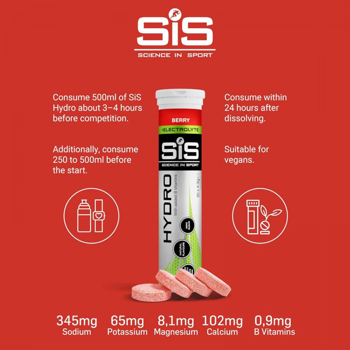 SiS Go Hydro Electrolytes Tablets | HPnutrition.ie