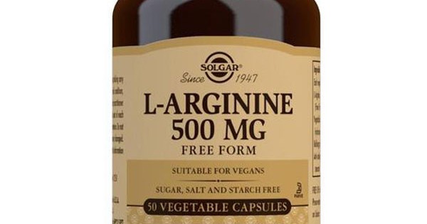 Solgar L-Arginine 500mg - 50 Veg Caps | Solgar | Solgar Vitamins