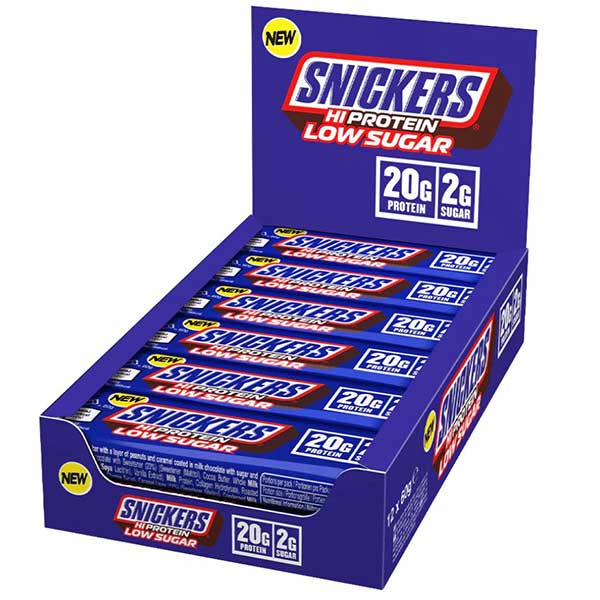 Snickers Hi Protein Low Sugar Bars 12 x 57g | Lowest Price | HPnutrition.ie