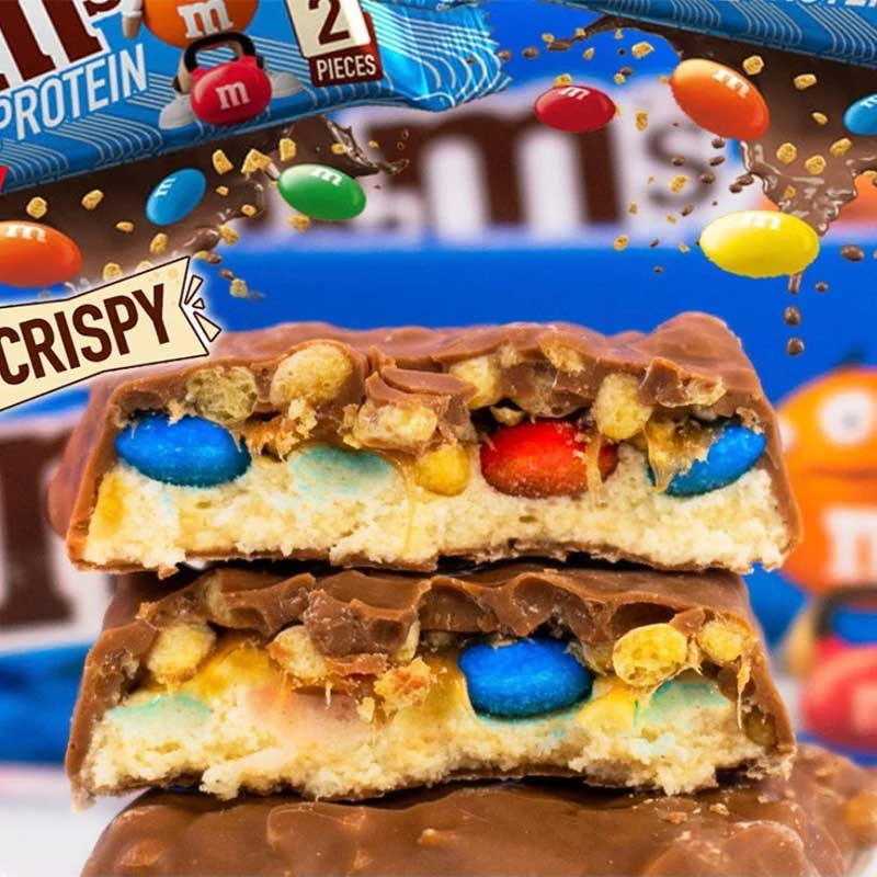 M&M's Crispy High Protein Bar 12x52g | HPnutrition.ie | Lowest Price