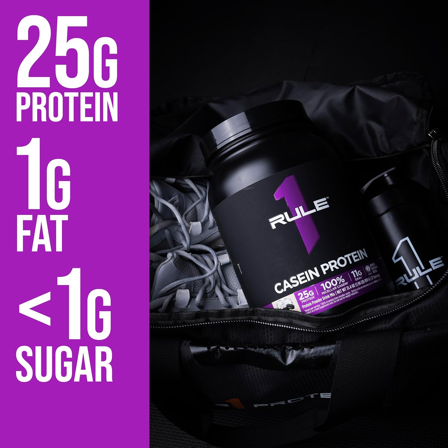 RuleOne R1 Casein Protein 910g | Premium Slow-Release Protein